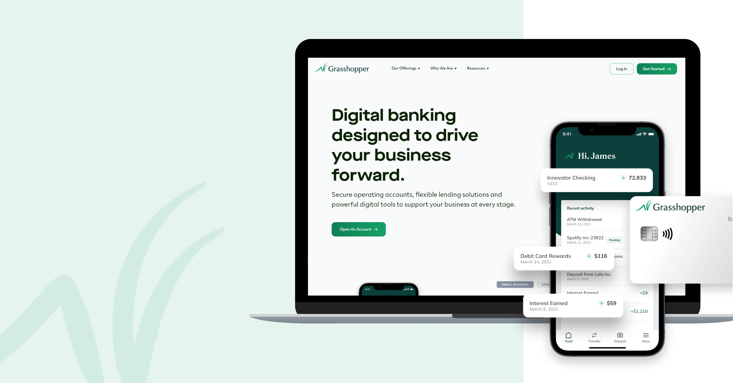 Grasshopper Bank | Digital Business Banking