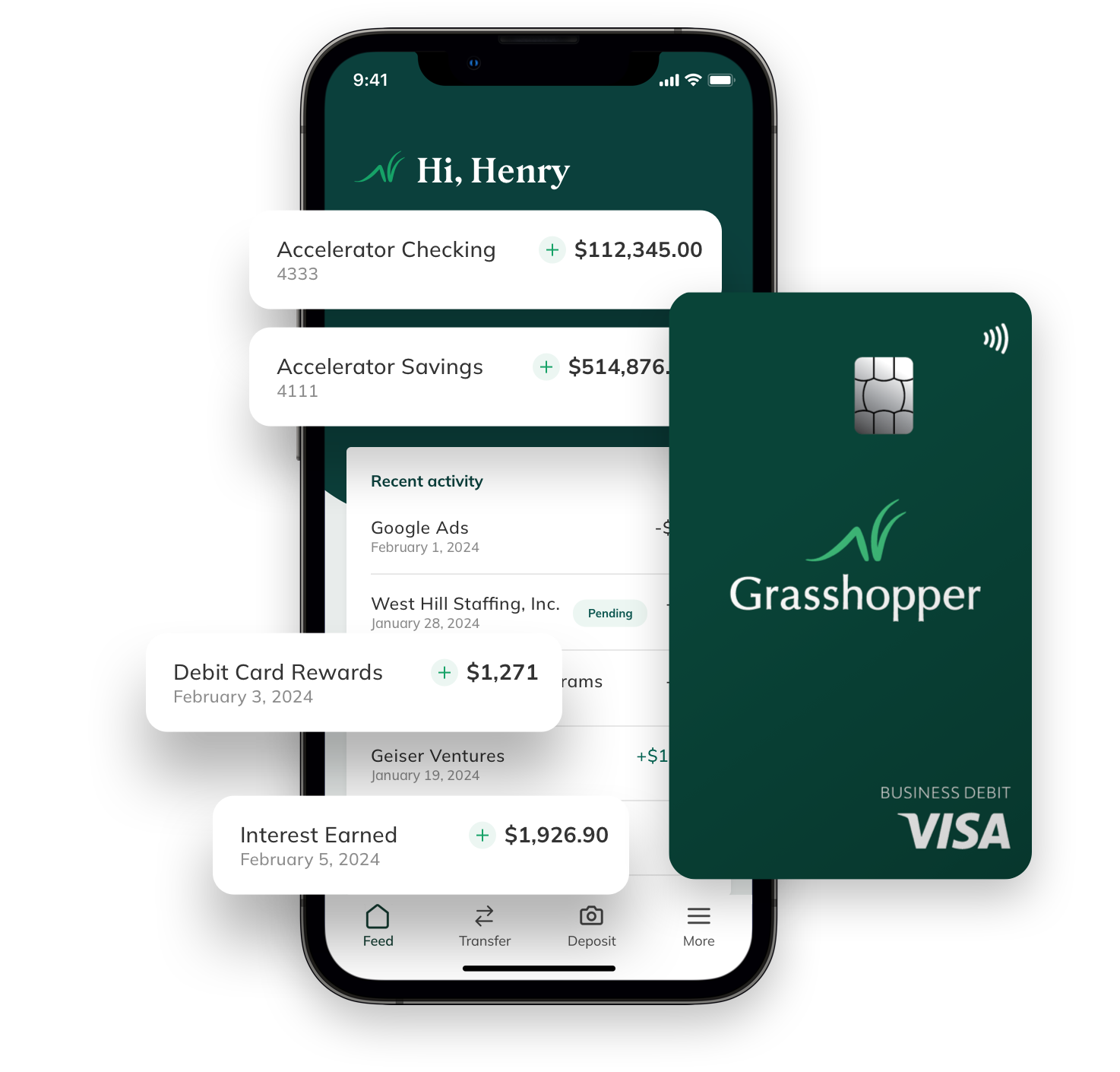 Startup Banking - Grasshopper